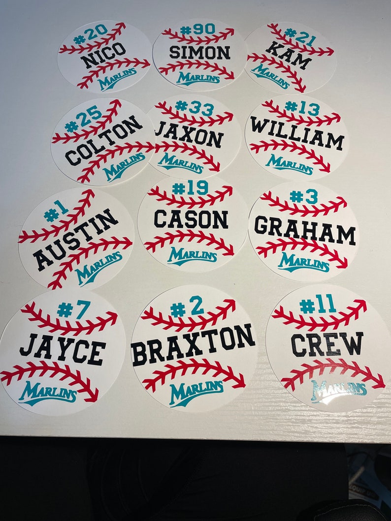 Baseball Dugout Tags - Etsy