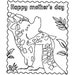 MOTHER'S DAY Coloring Pages for Kids, Cute Printable Gift Activity ...