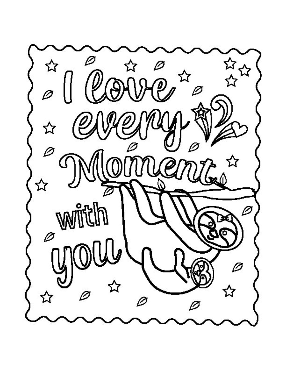 MOTHER'S DAY Coloring Pages for Kids, Cute Printable Gift Activity ...