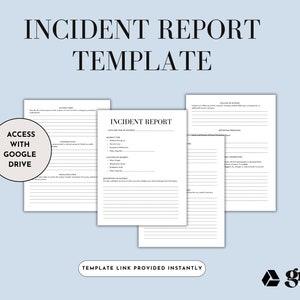 Event Incident Report Form Security Incident Template Event Emergency ...