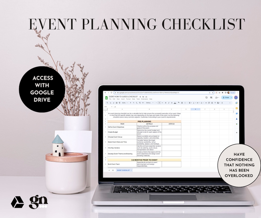 Event Planning Checklist | Event Prep | Event Management | Event ...