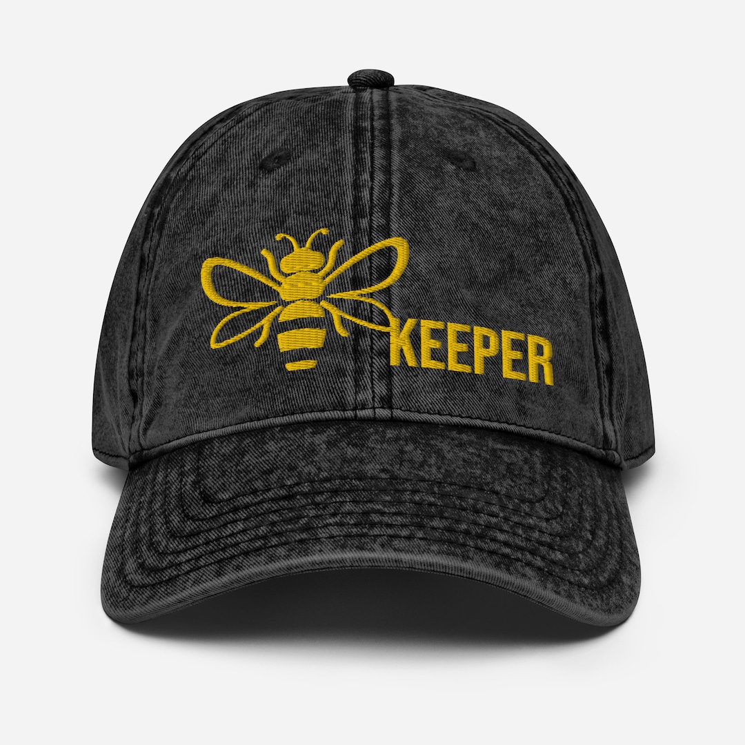 Beekeeper Hat HONEY BEE Bumble Insect Bee Man Embroidery Vintage Cotton ...
