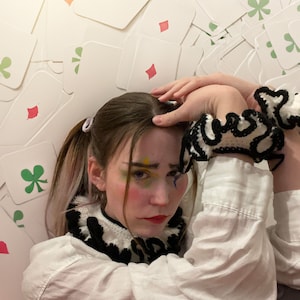 2 in 1 Clown Collar Crochet Pattern PDF With Frills - Adjustable Size ...