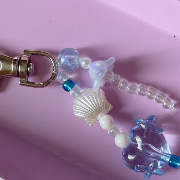Sea Shell Keychain - Etsy