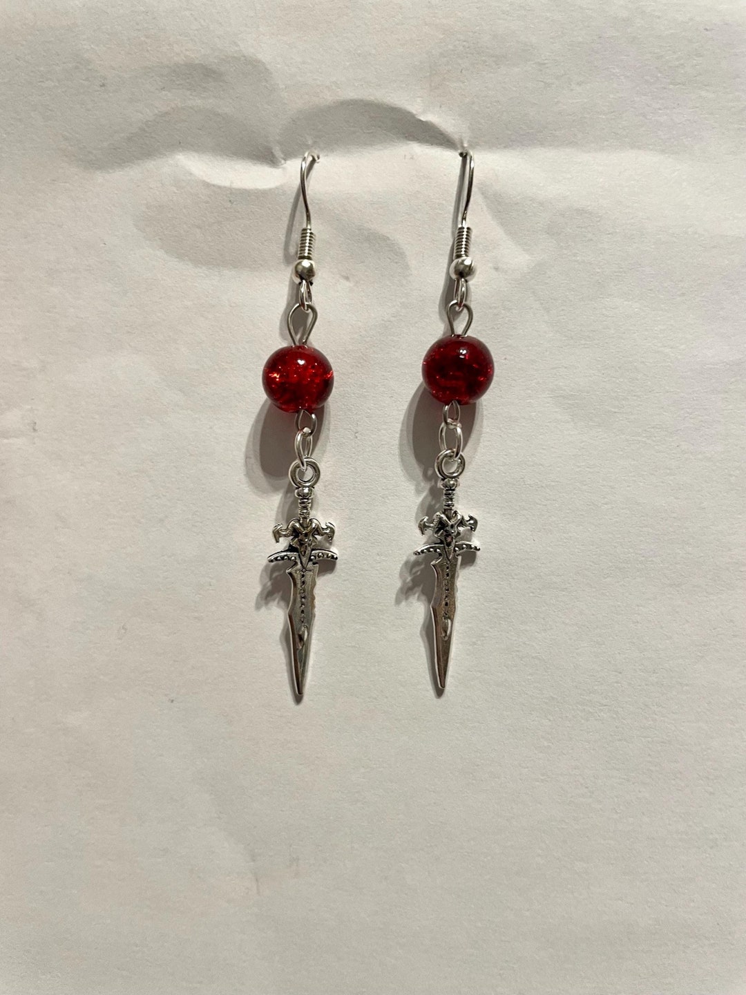 Baldurs Gate 3 Astarion Orin the Red-inspired Dagger Earrings Vampire ...