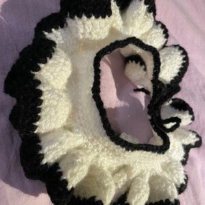 2 in 1 Clown Collar Crochet Pattern PDF With Frills - Adjustable Size ...