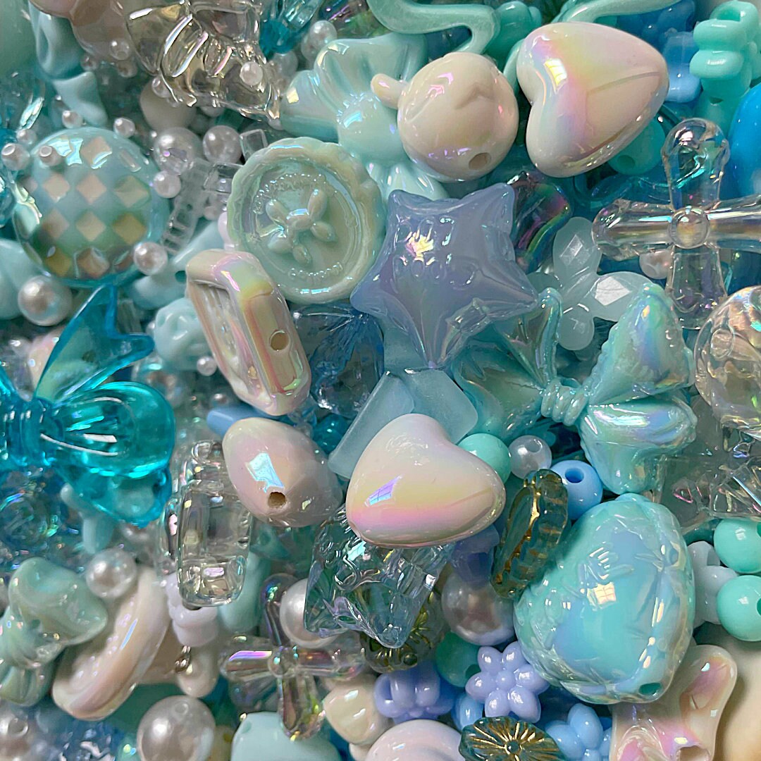 Bead Mix Mystery Grab Bag 85g Kawaii Aesthetic Beads for DIY Crafts ...