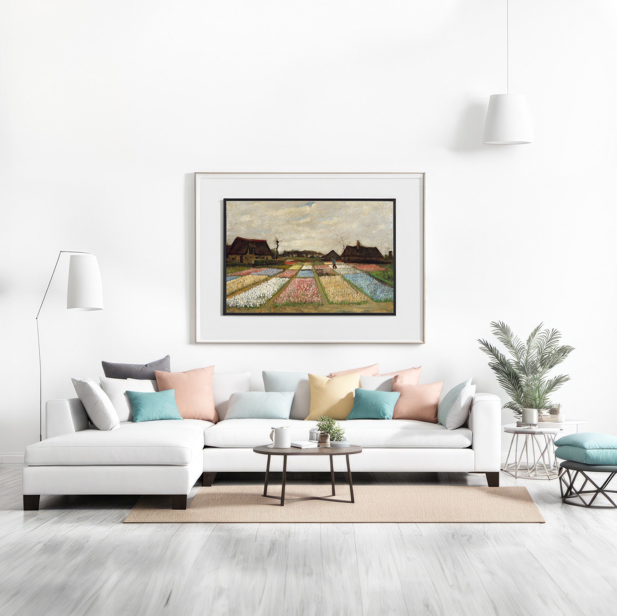 Vincent Van Gogh Bulb Fields 1883 Art Digital Download, Vibrant ...