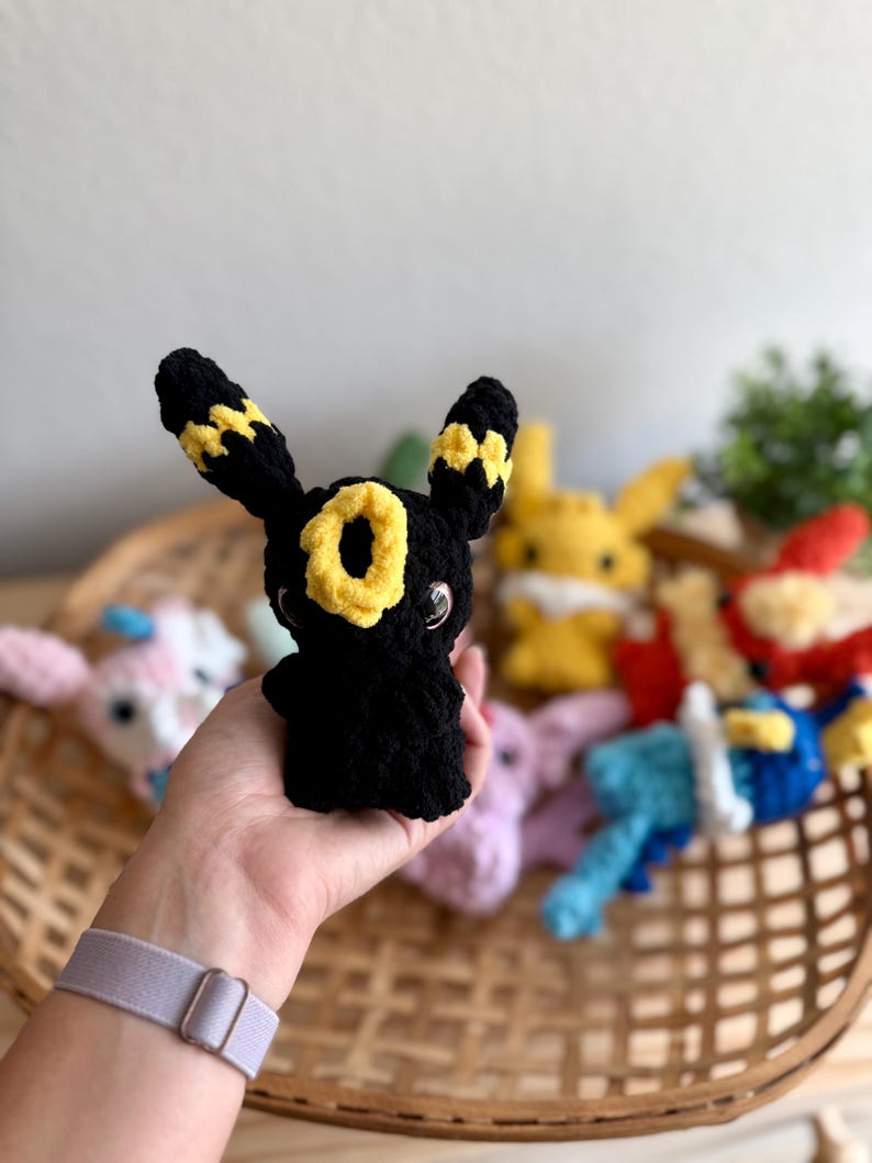 8 Anleitungen, PDF NO SEW & niedrig sew häkeln Pokemon Häkelanleitung ...
