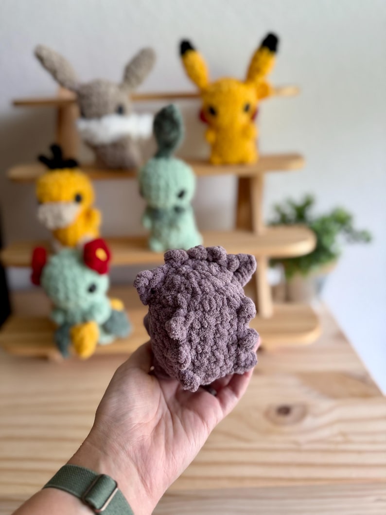 No Sew Gengar Crochet Pattern (PDF) - Etsy