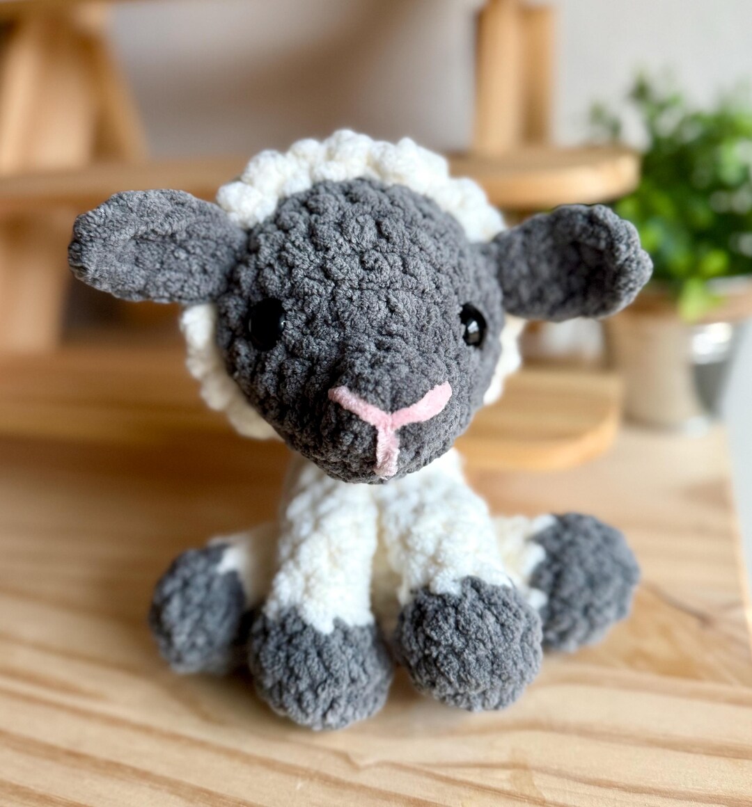 Crochet Sitting Sheep Lamb Pattern, No-sew Amigurumi (PDF Pattern) - Etsy