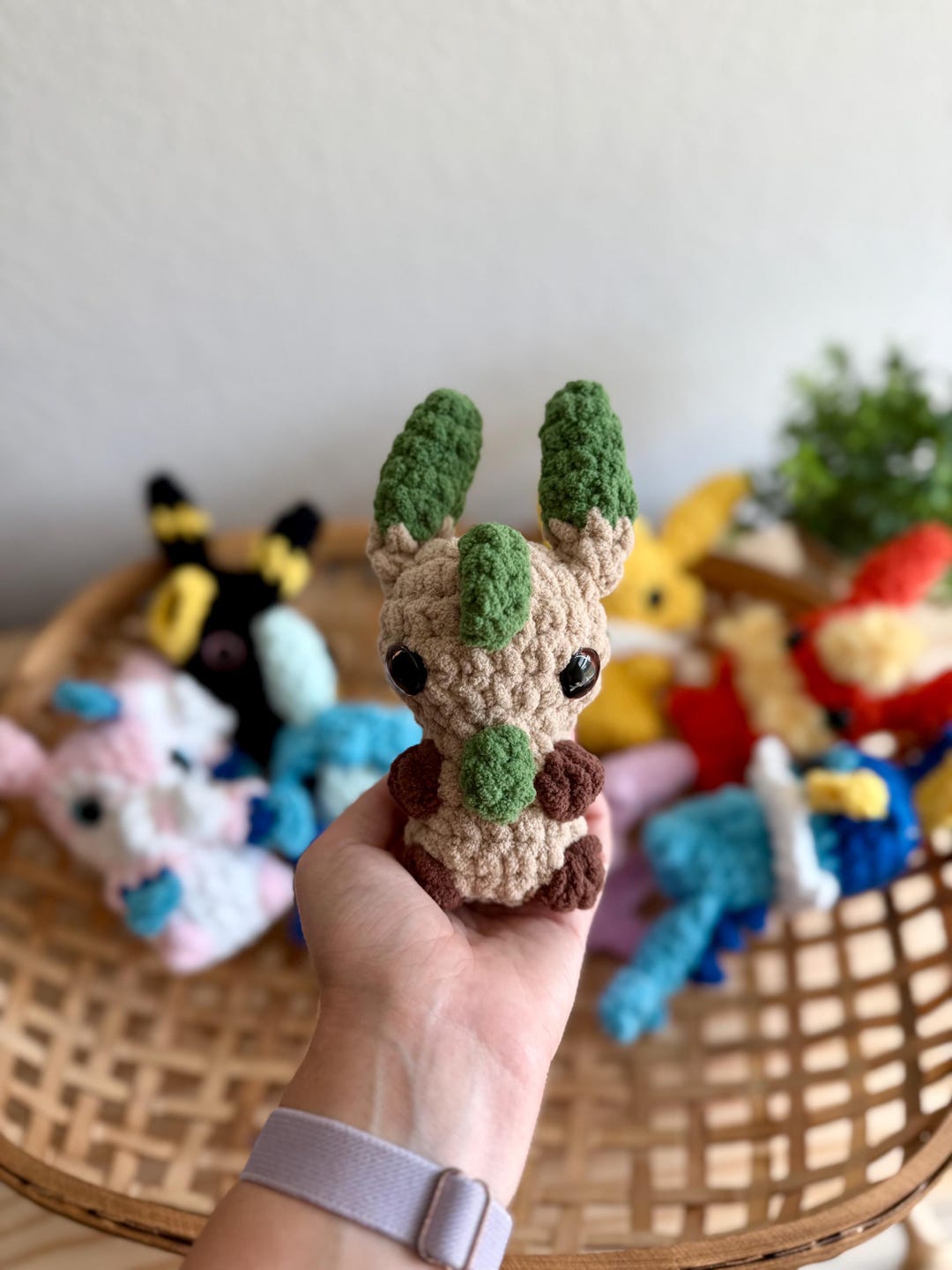 No Sew Leafeon Crochet Pattern, Pokemon Eeveelution (PDF Pattern) - Etsy