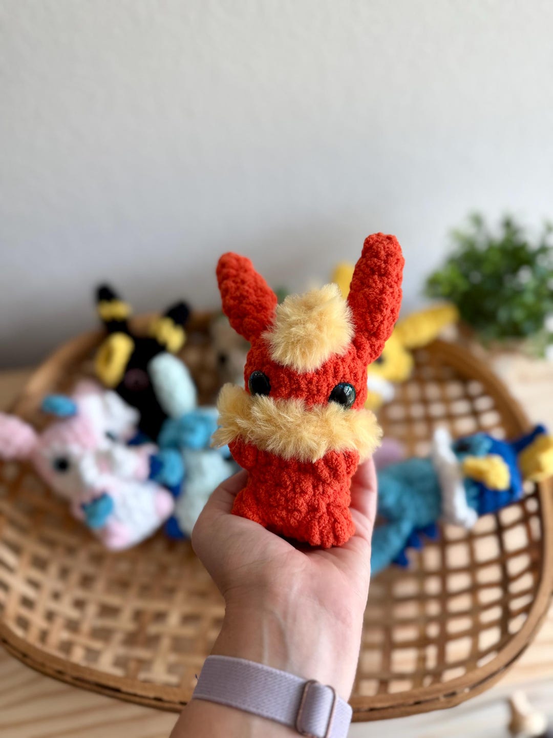 No Sew Flareon Crochet Pattern, Pokemon Eeveelution (PDF Pattern) - Etsy