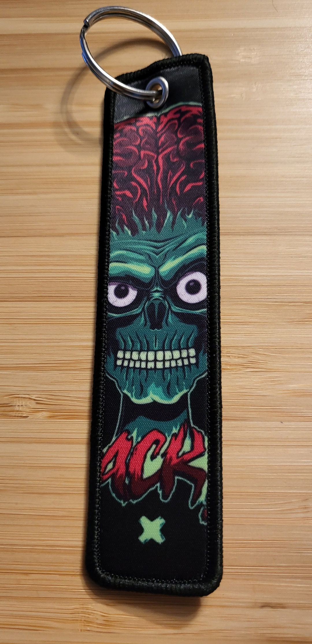 Mars Attacks Embroidered Keychain - Etsy