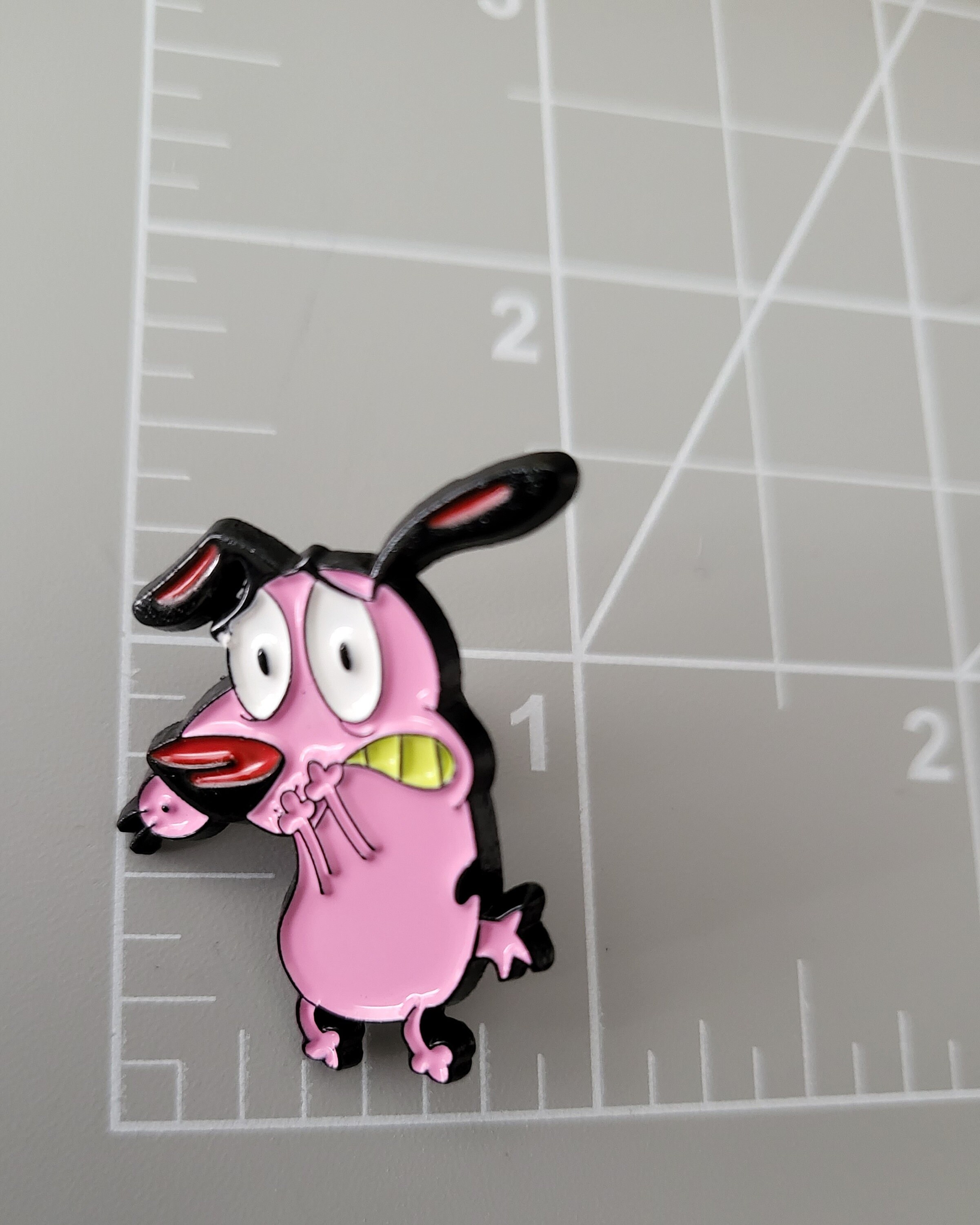 Courage the Cowardly Dog Pin - Etsy