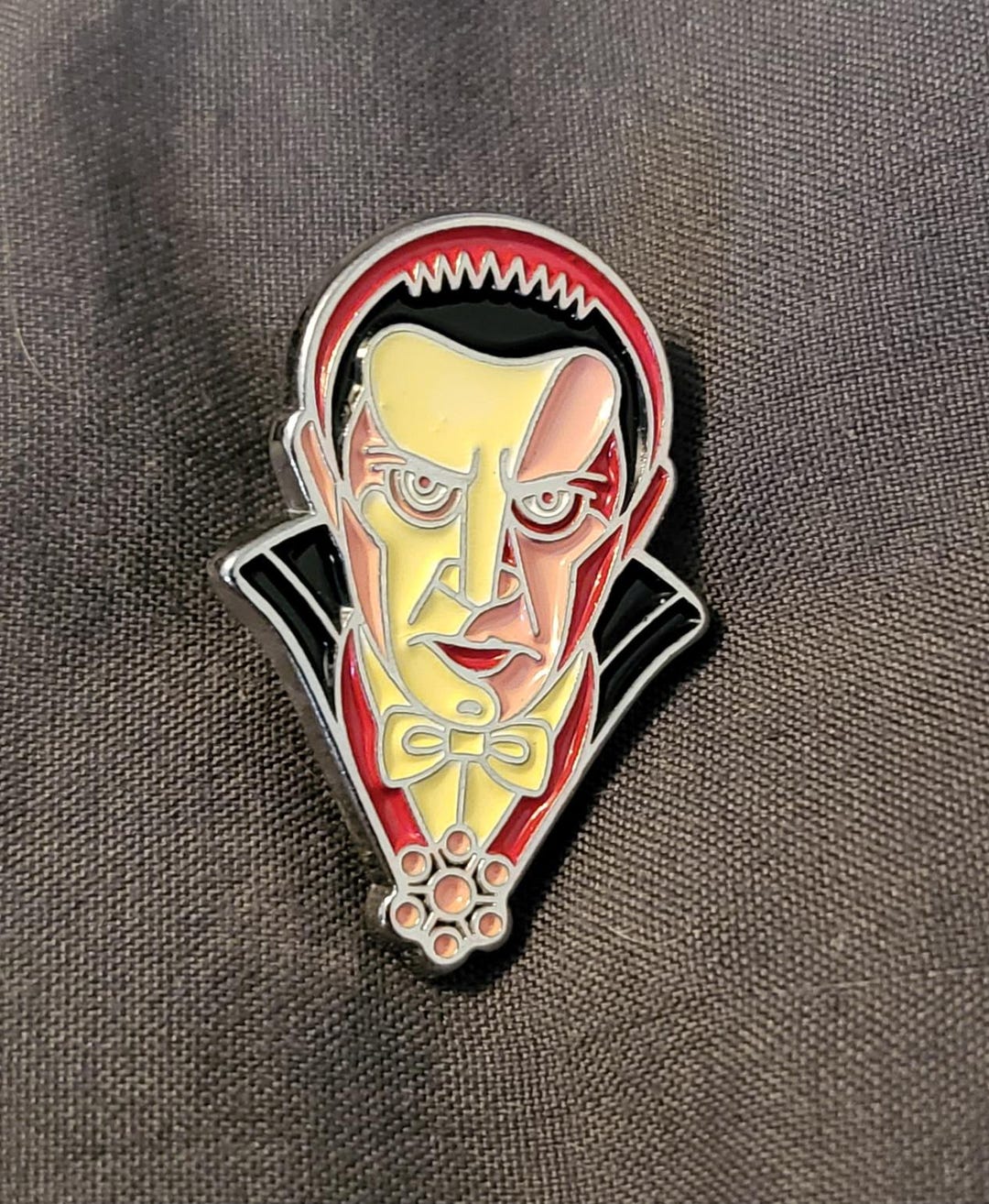 Dracula Vampire Inspired Enamel Pin - Etsy