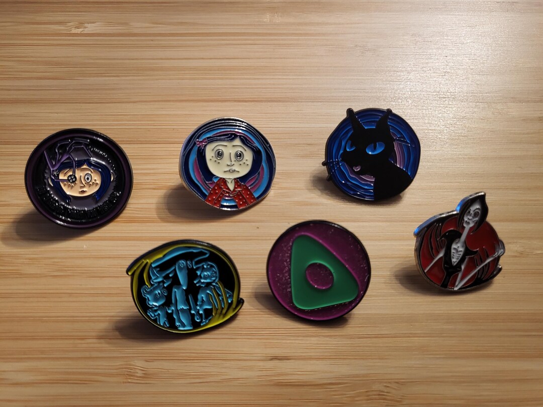 Coraline Inspired Pin Set of 6 Bundle - Etsy