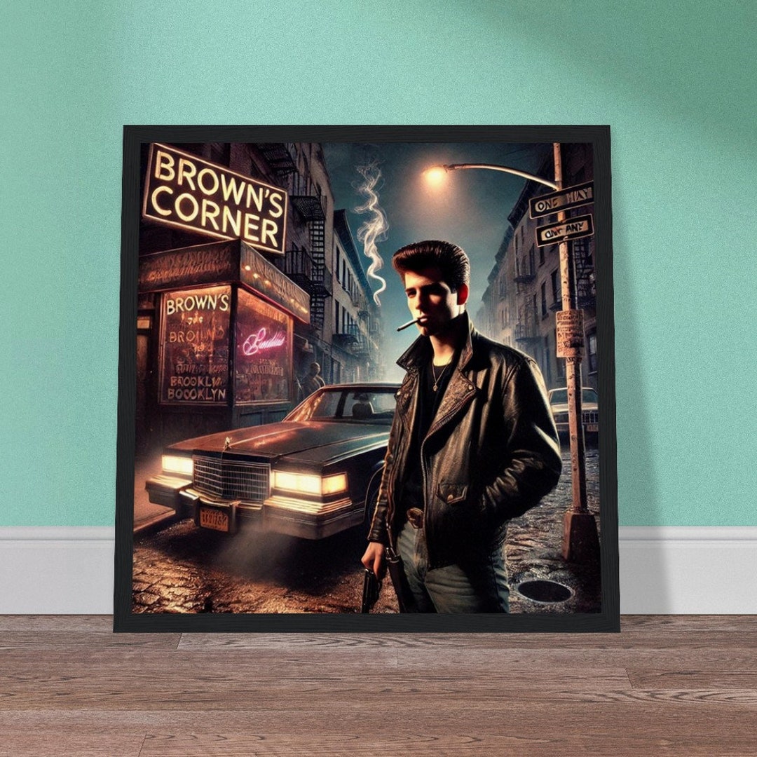 New York Gangster Themed Museum-quality Matte Paper Wooden Framed ...