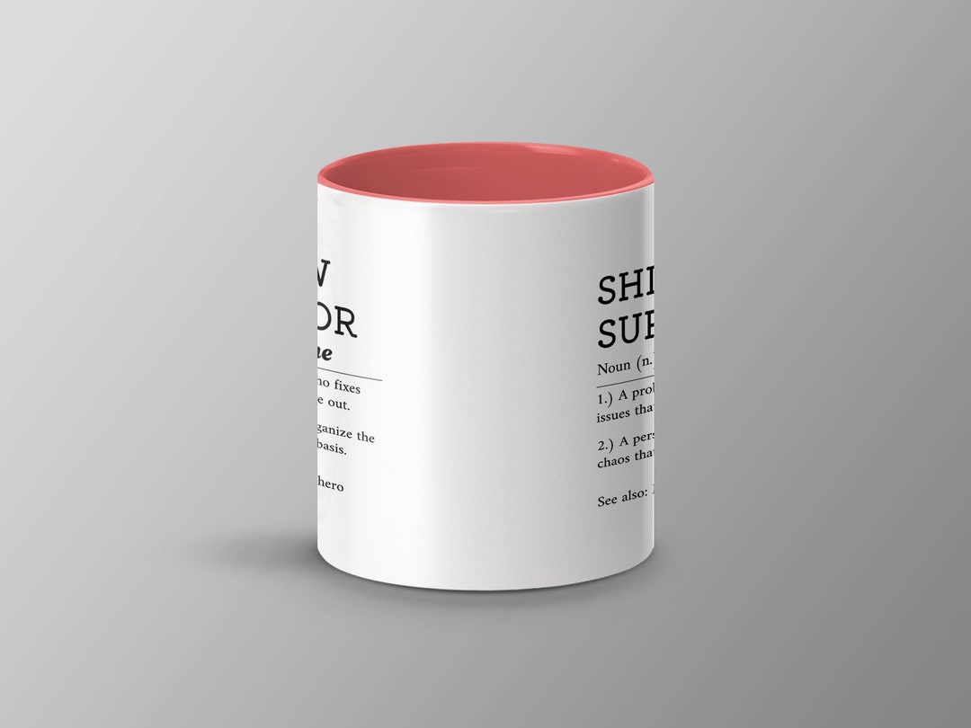 Funny Office Mug Shit Show Supervisor Custom Name, Problem Solver Gift ...