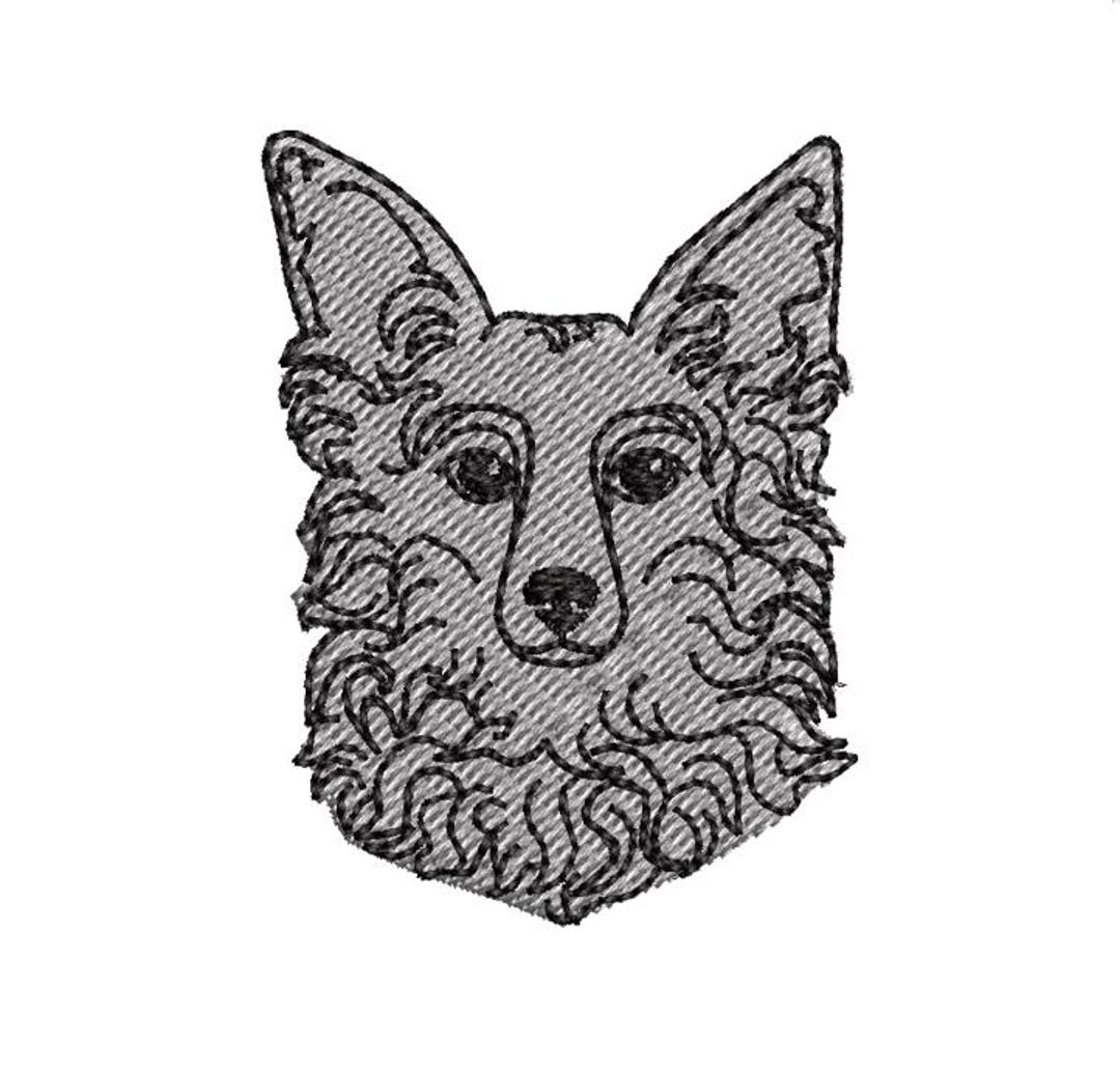 Mudi Embroidery Design Dog Embroidery Design Machine Embroidery Uranus ...