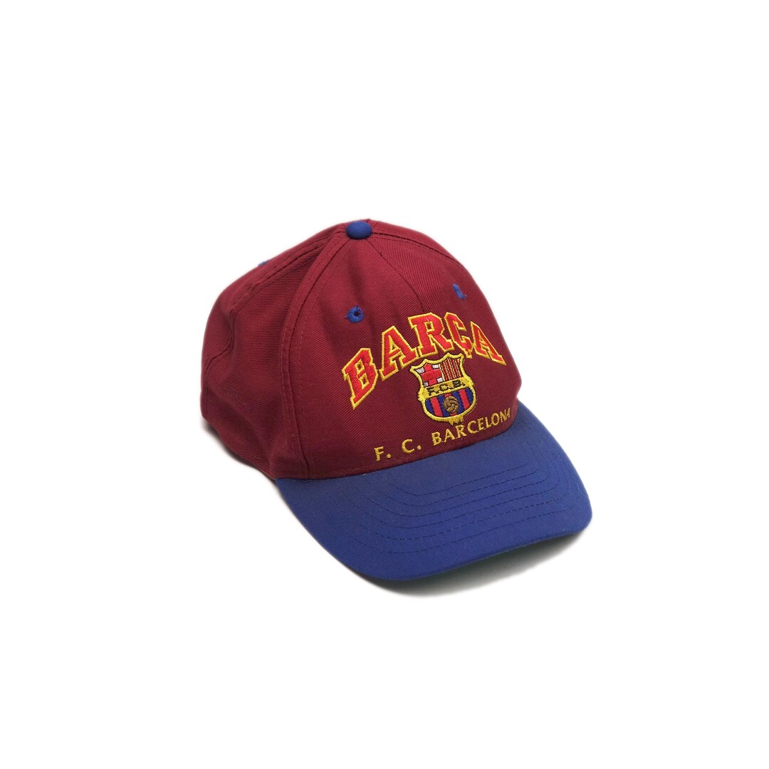 Vintage FC BARCELONA Snapback - Etsy