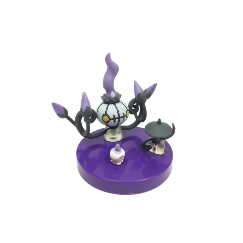Pokemon Zukan 1:40 Chandelure Line Figure - Etsy