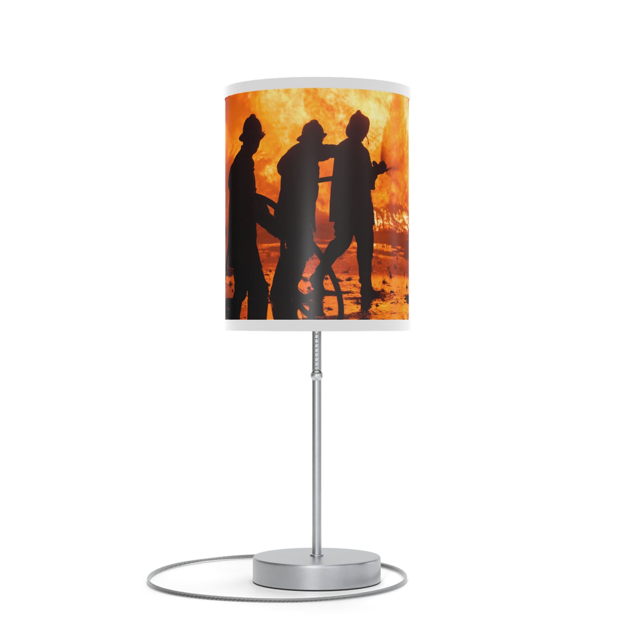 Firefighting Lamp on a Stand: Illuminate Your Space With Heroic Spirit ...