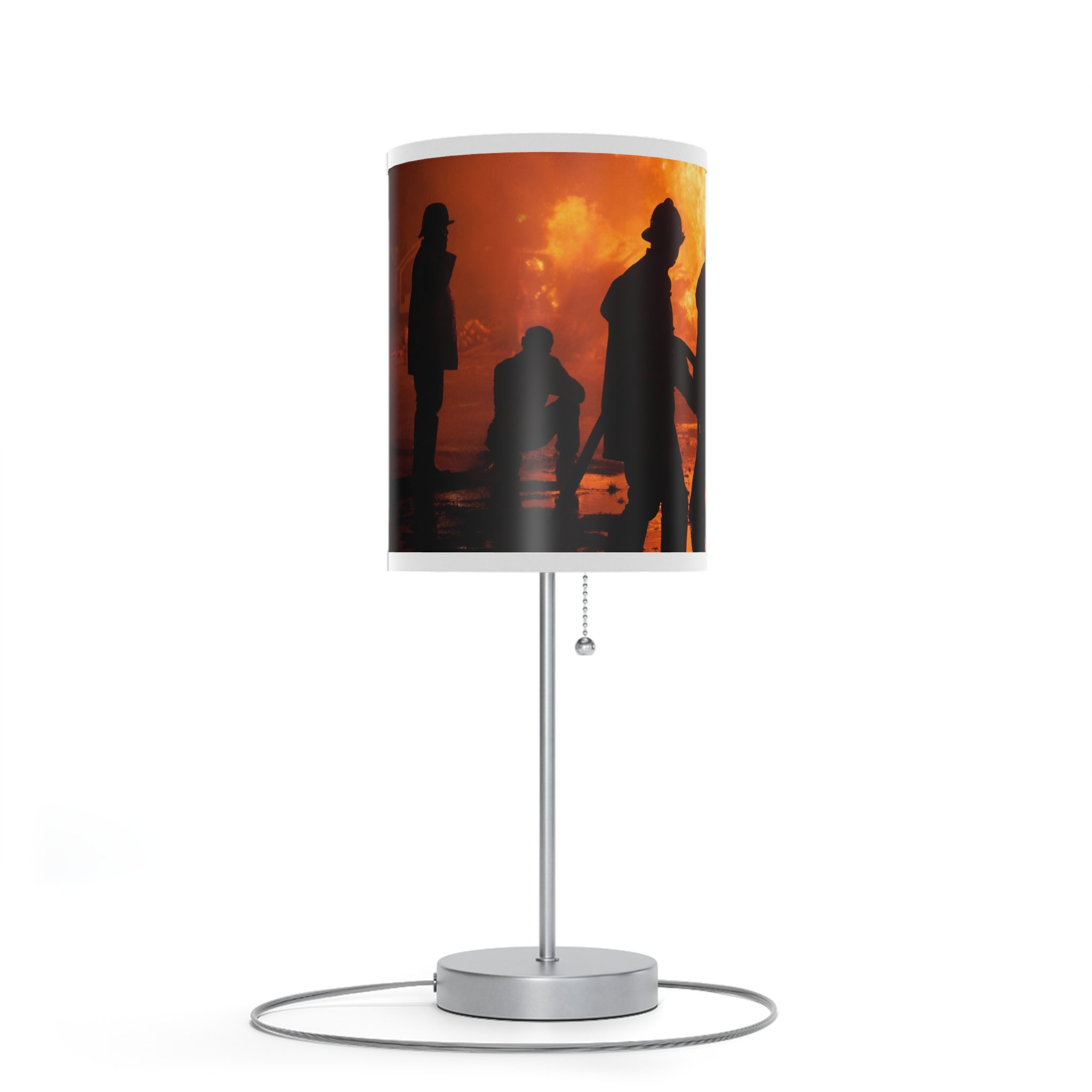Firefighting Lamp on a Stand: Illuminate Your Space With Heroic Spirit ...