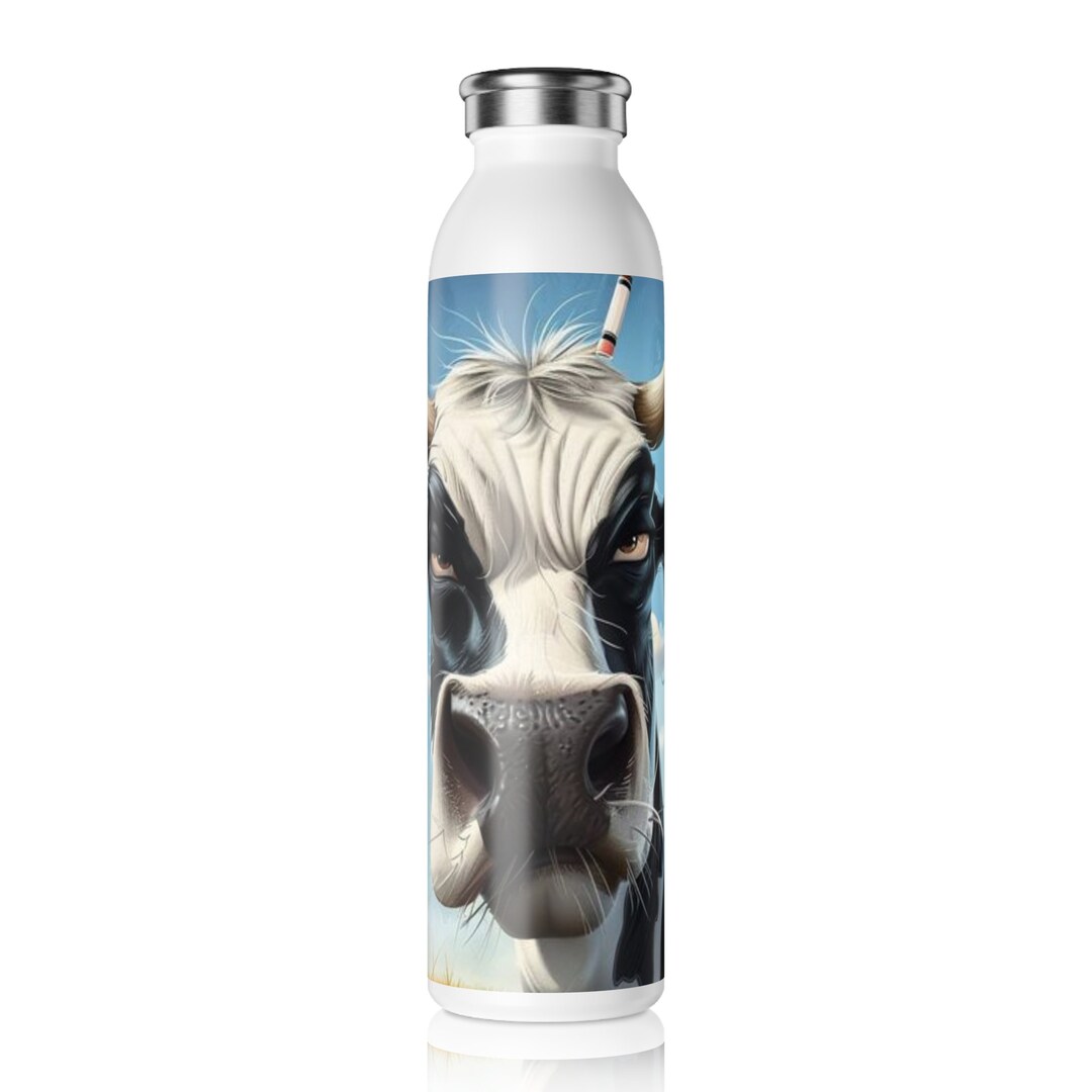 Mad Cow Water Bottle Great Gift for Mom Gift for Cow Lover - Etsy