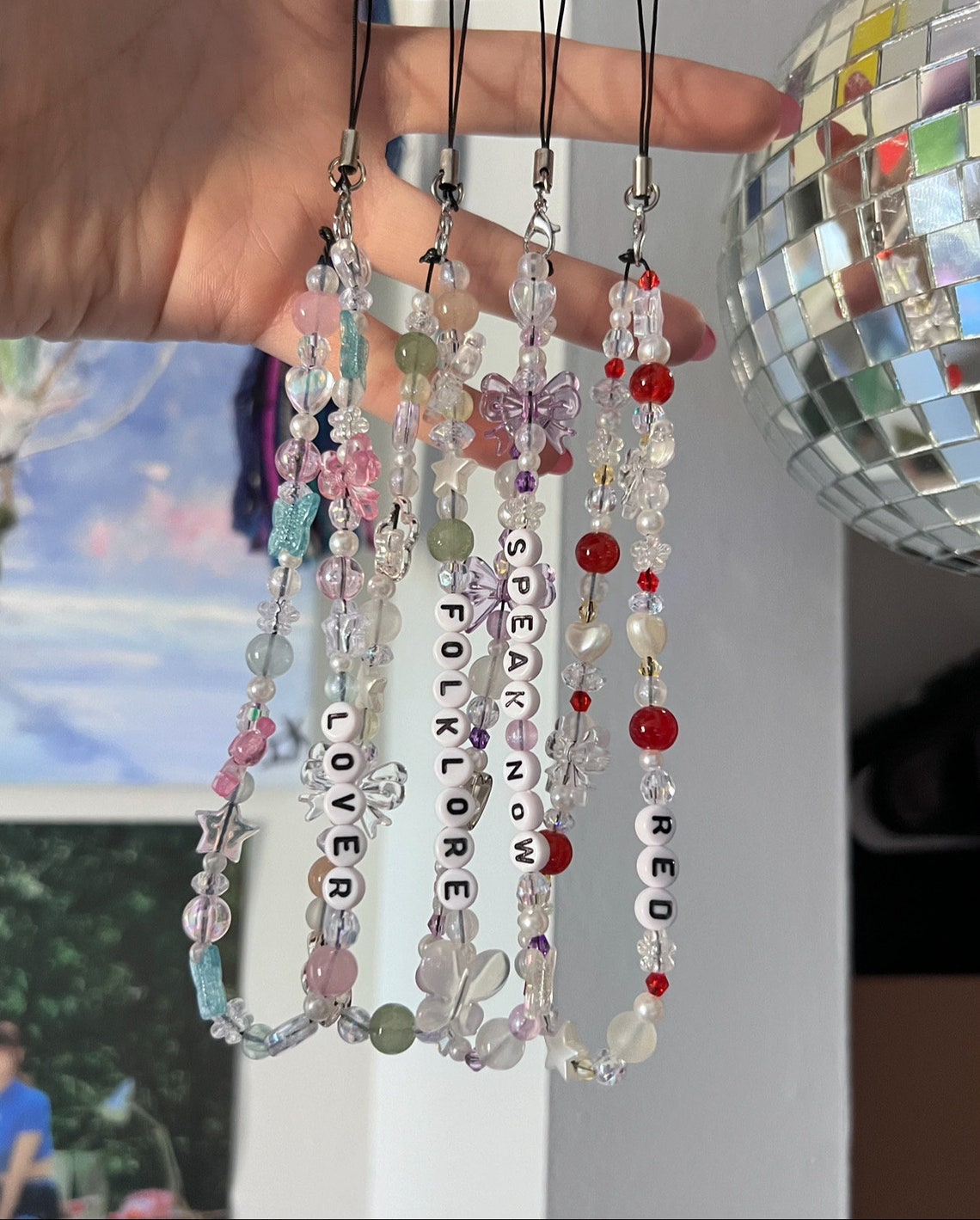 Taylor Swift Album Phone Charm Speak Now, Red, Lover, Folklore - Etsy