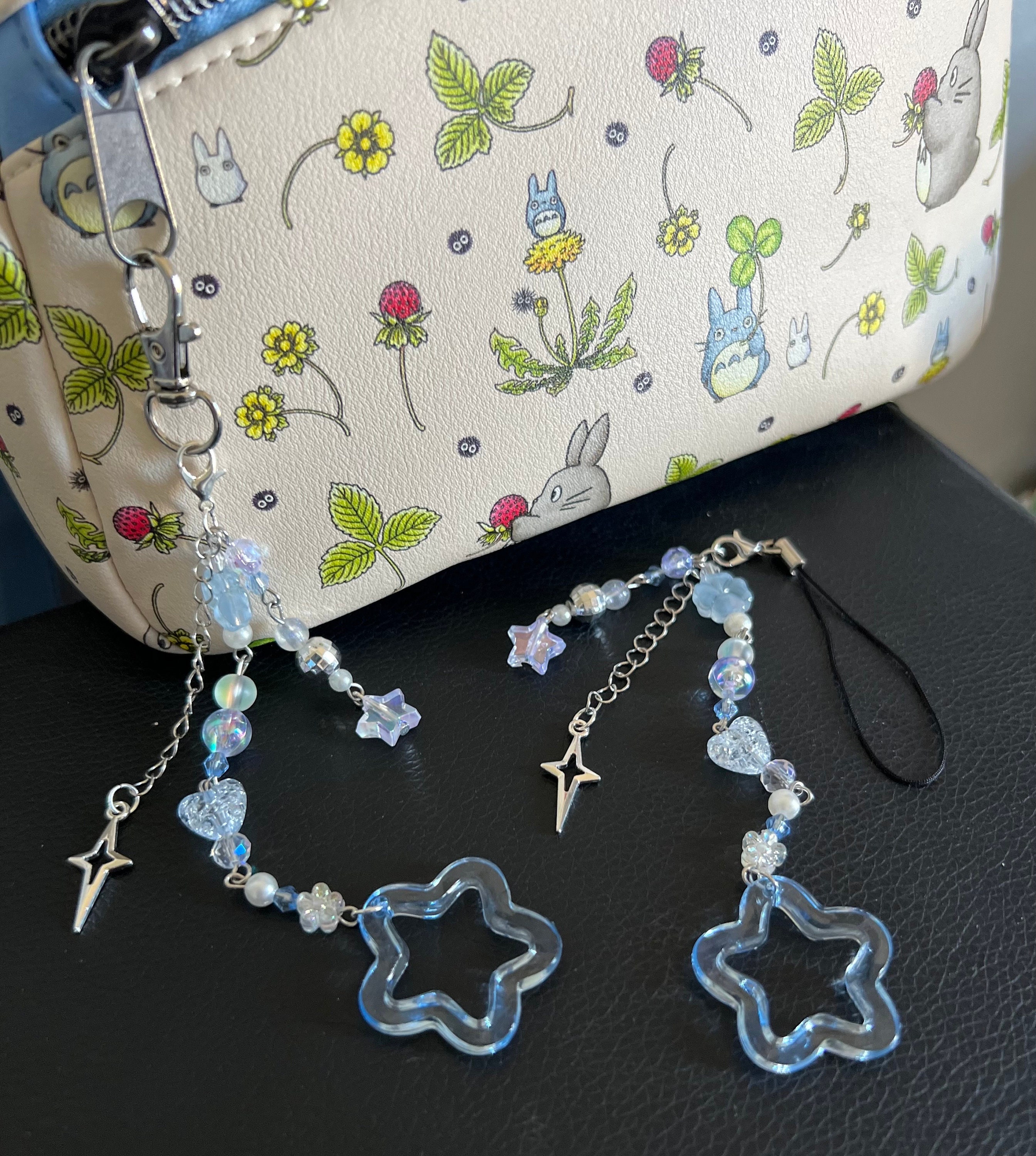 Blue Star Keychain, Phone Charm - Etsy