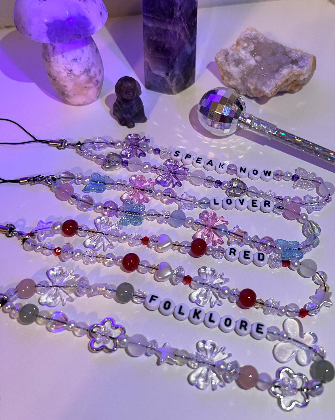 Taylor Swift Album Phone Charm Speak Now, Red, Lover, Folklore - Etsy