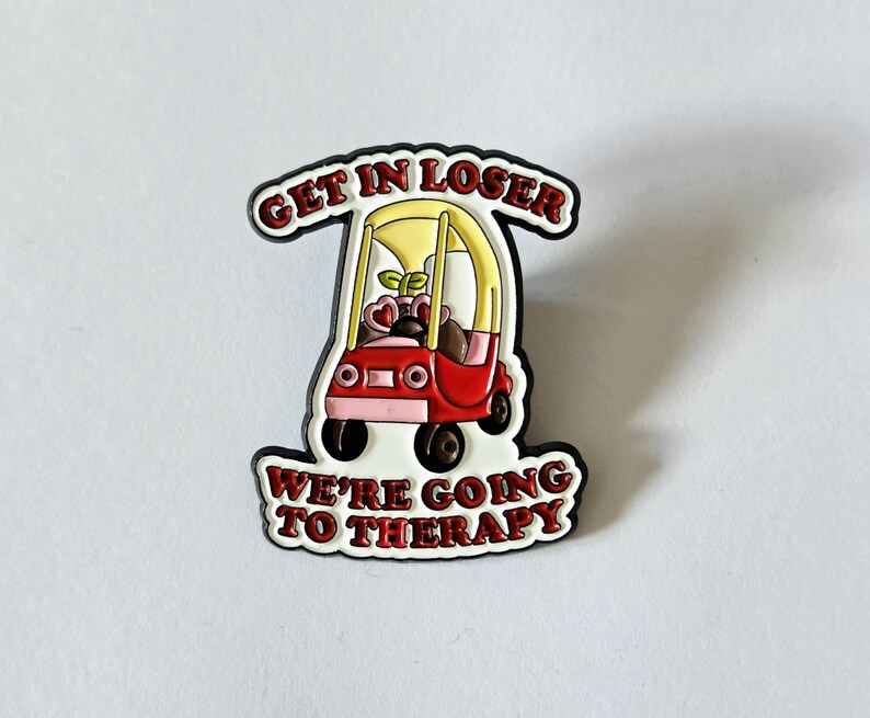 Get in Loser Enamel Pin Badge - Etsy