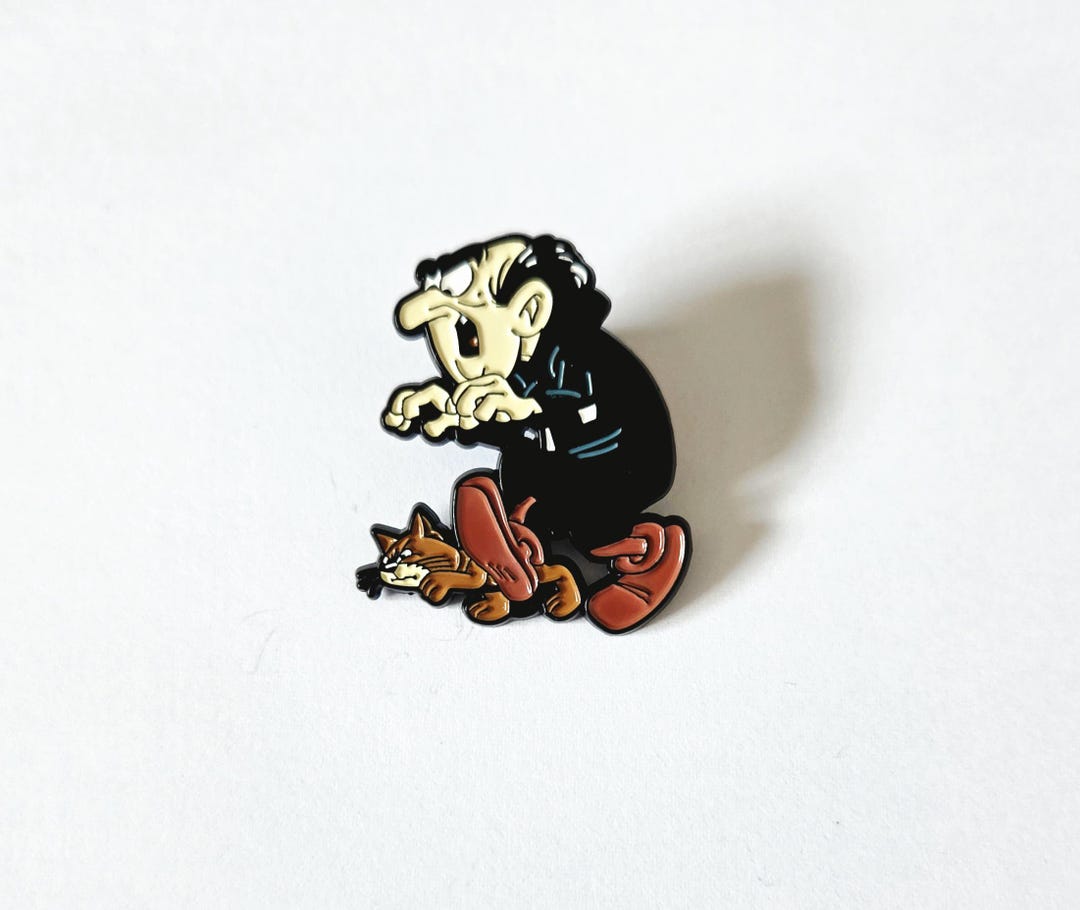 The Smurfs Enamel Pin Badge - Etsy