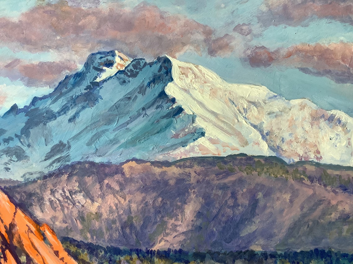 Icons of the Front Range Original Painting - Etsy