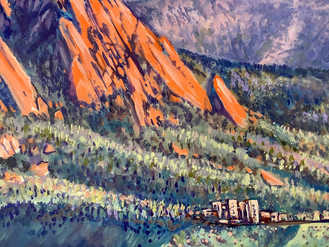 Icons of the Front Range Original Painting - Etsy