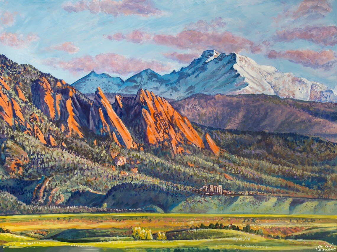 Icons of the Front Range Original Painting - Etsy
