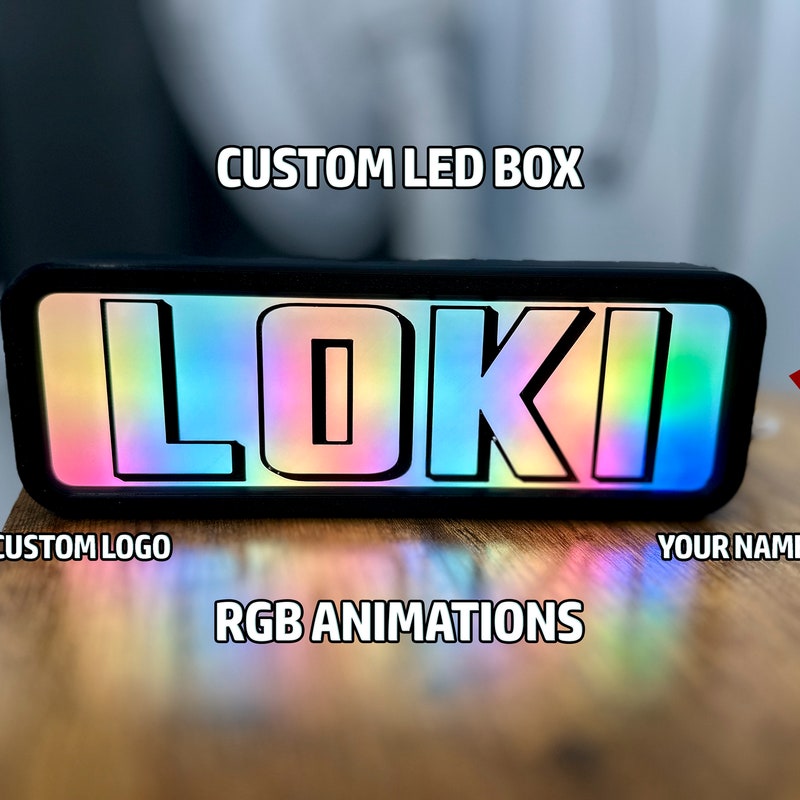 Rgb Light Box - Etsy