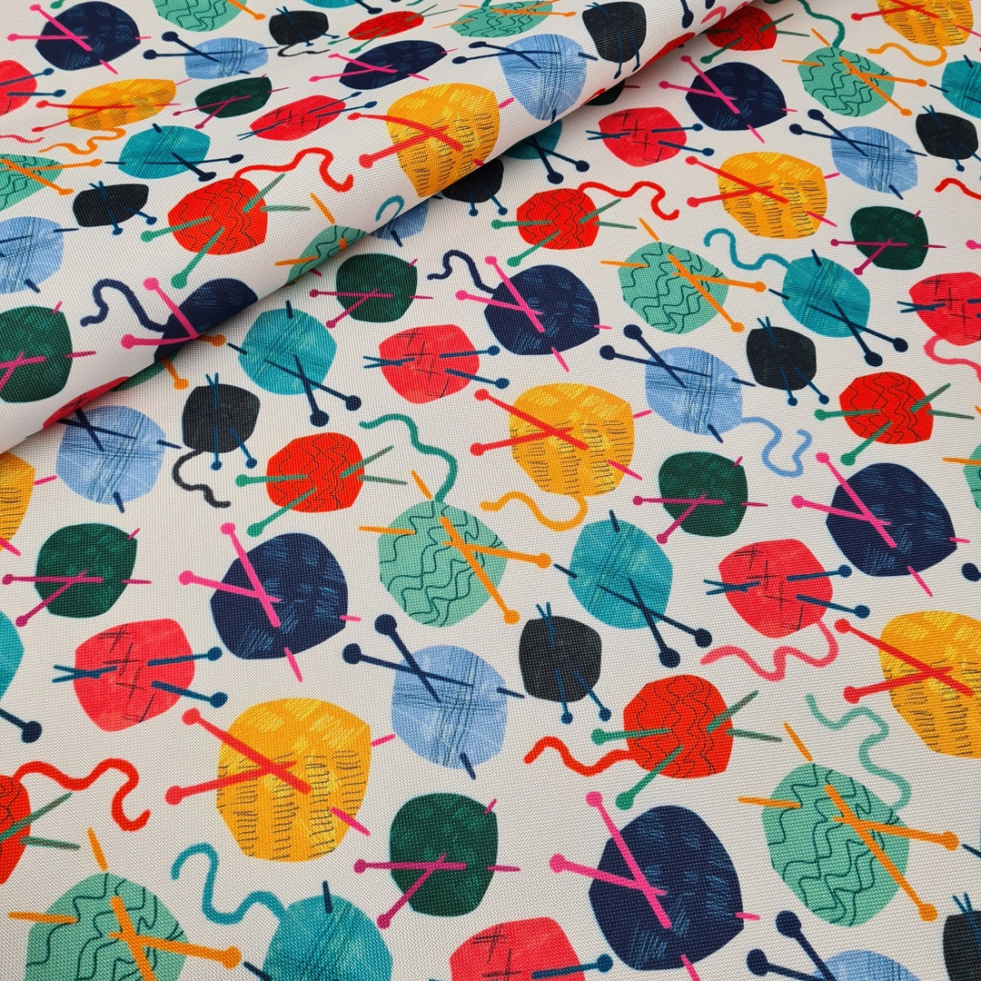 Knitting Waterproof Canvas Fabric, Outdoor Cushions Fabric, Craft ...