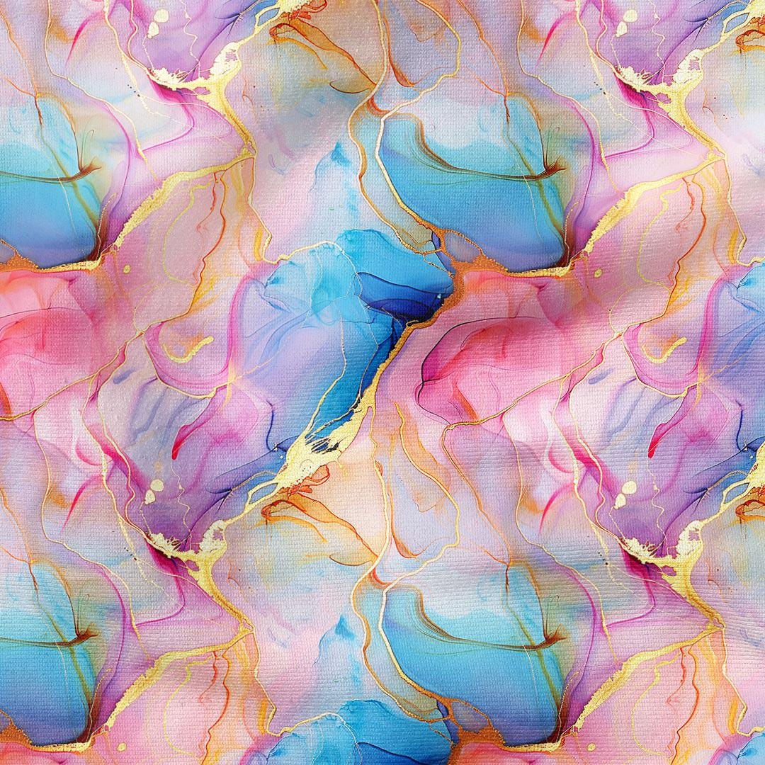 Ink Abstract Waterproof Canvas Fabric: Outdoor Cushion & Bag Making ...