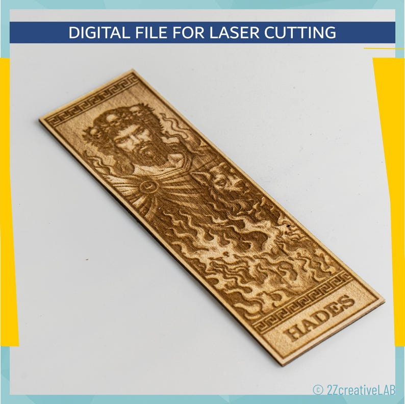 Greek Mythology Bookmark SVG Bundle | Laser Cut Bookmark Files | Zeus ...