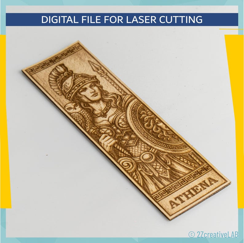 Greek Mythology Bookmark SVG Bundle | Laser Cut Bookmark Files | Zeus ...