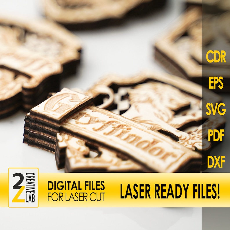 4 Multilayer Laser Cut File of a Magic School SVG | Symbolic House ...