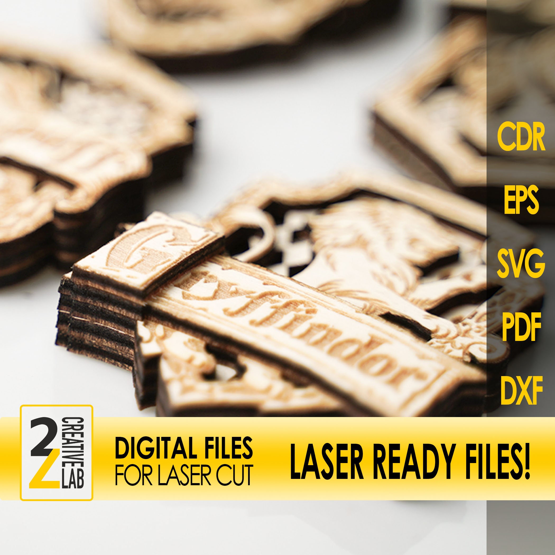 4 Multilayer Laser Cut File of a Magic School SVG | Symbolic House ...