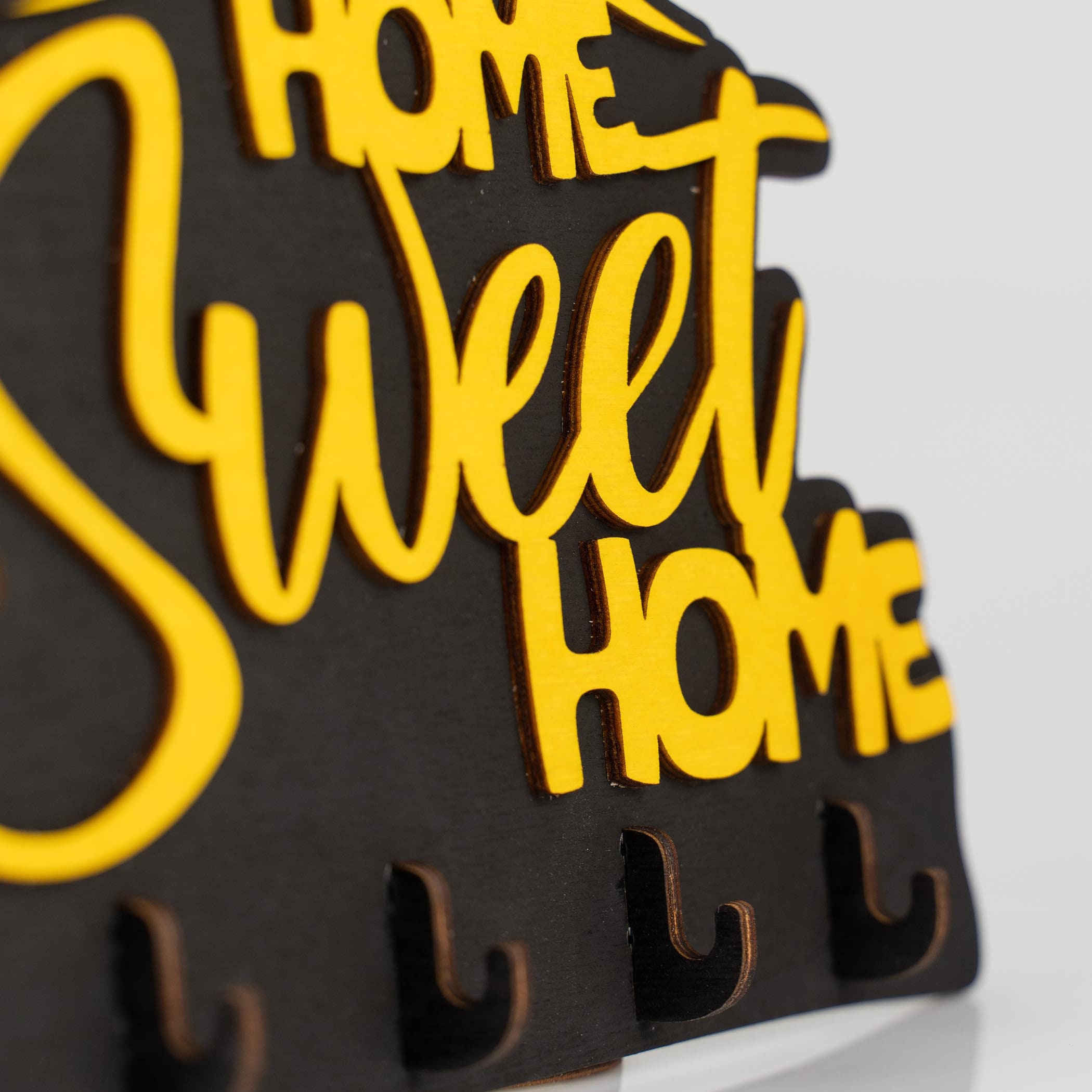 Home Sweet Home Svg | Laser Cut Key Holder Wall Mounted, Decorative ...