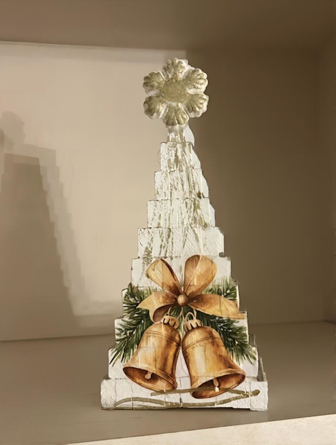 Rustic Wood Block Trees for Christmas and Winter Decor - Etsy