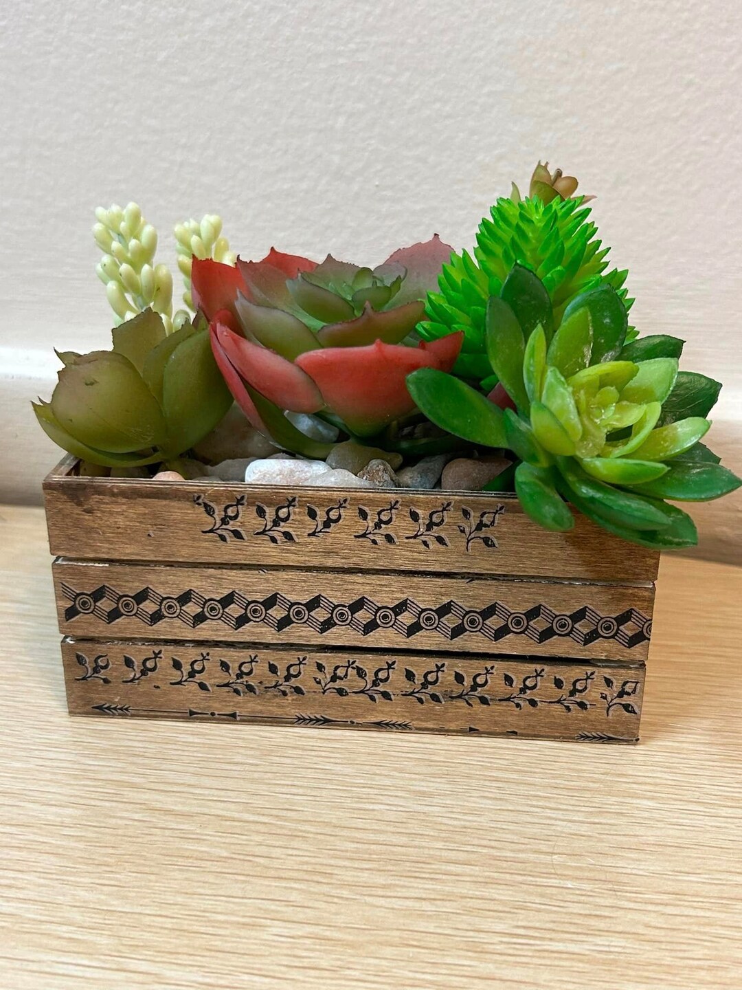 Farmhouse Crate Succulent Garden for Farmhouse Decor - Etsy