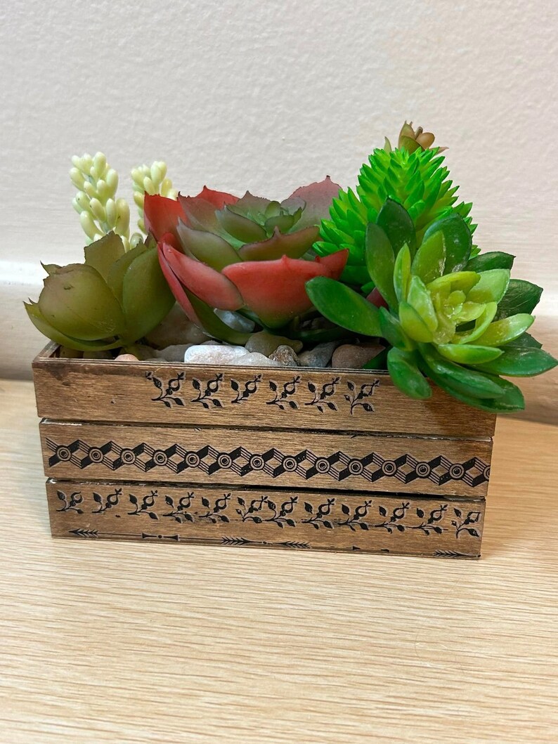 Farmhouse Crate Succulent Garden for Farmhouse Decor - Etsy