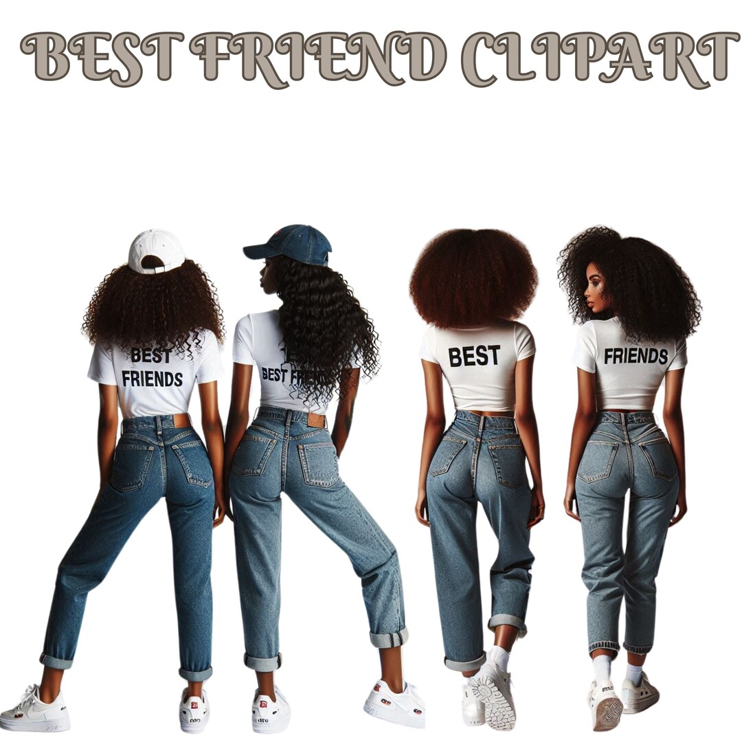 Best Friend Clipart Forever Friends Digital Art Soul Sisters Clipart ...