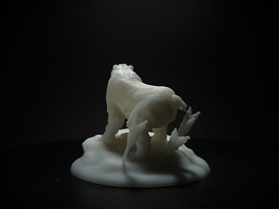 Miniature Grizzly Bear: Perfect for D&D, Pathfinder, and Collectors - Etsy